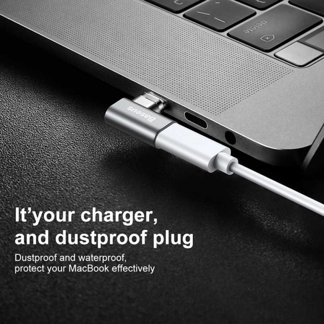 Baseus 86W Magnetic Charger USB C Adapter for MacBook Pro Elbow USB ...