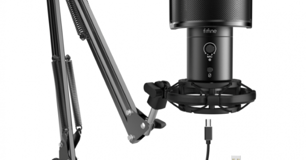Fifine T683 USB Microphone Arm Stand Kit Gaming Recording Mic Price in ...