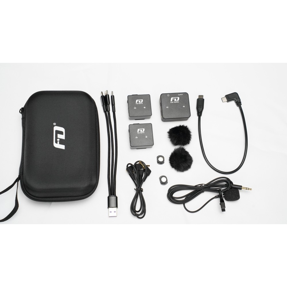 Feidu FM102 Wireless Microphone dual Channel price in bd 2023