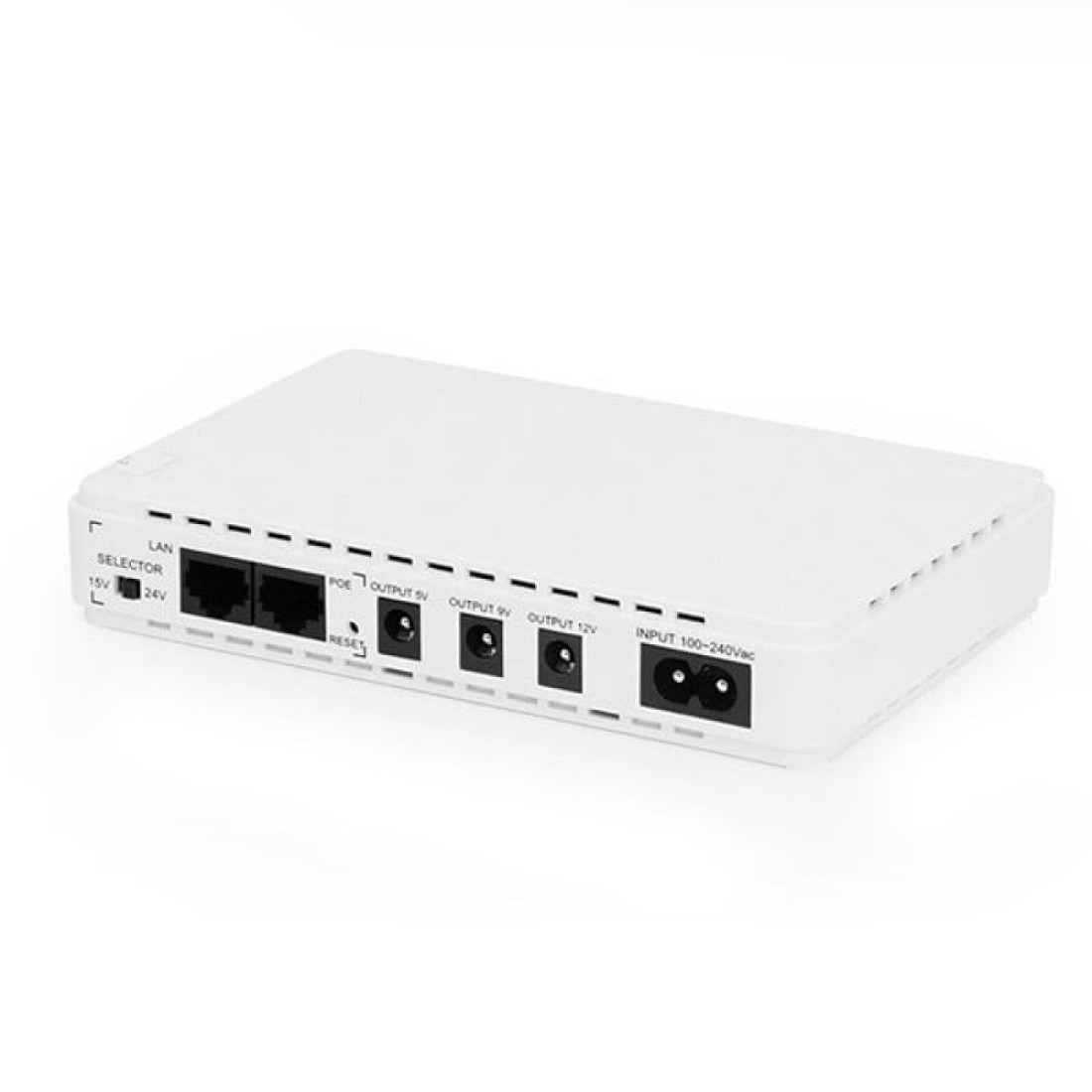 PoE 432P Mini DC UPS 25Watt 5v 9v 12v & PoE support 15/24v