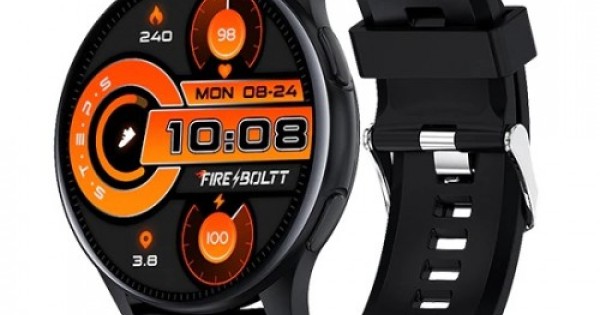 Fire-Boltt Invincible AMOLED Display Bluetooth Calling Smart Watch ...
