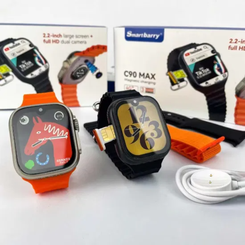 Smartbarry C90 Max Android Smart Watch with Dual Camera Price in bd 2023
