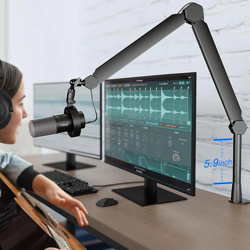 FIFINE BM66 Microphone Boom Arm Stand Price in BD 2026