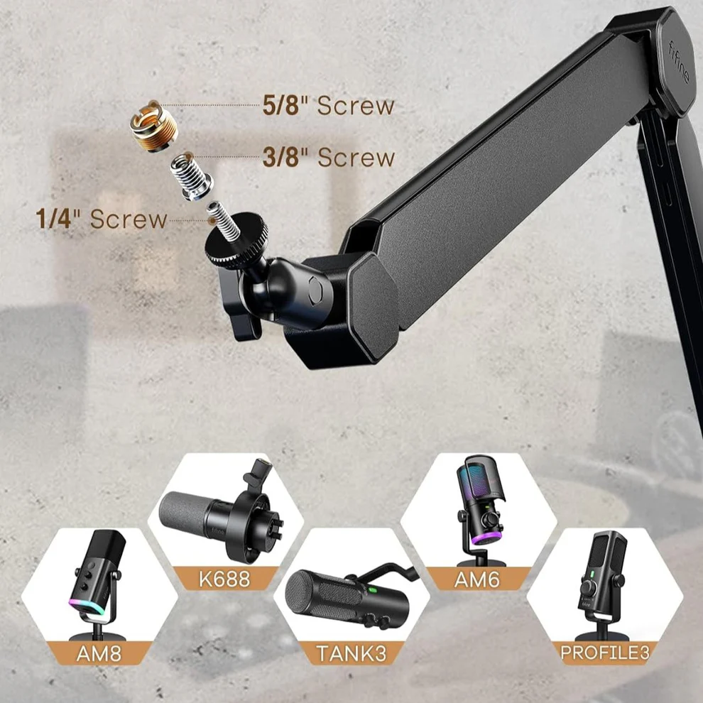 FIFINE BM66 Microphone Boom Arm Stand Price in BD 2026